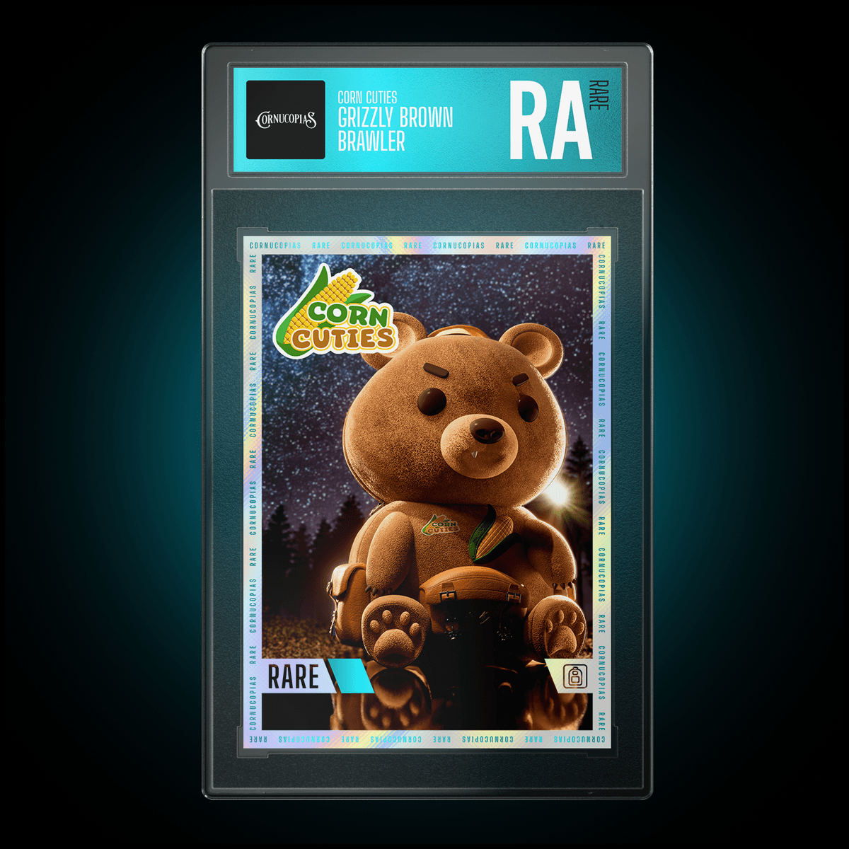 Corn Cuties Grizzly Brown Brawler | In-Game Assets | Infinity Rising