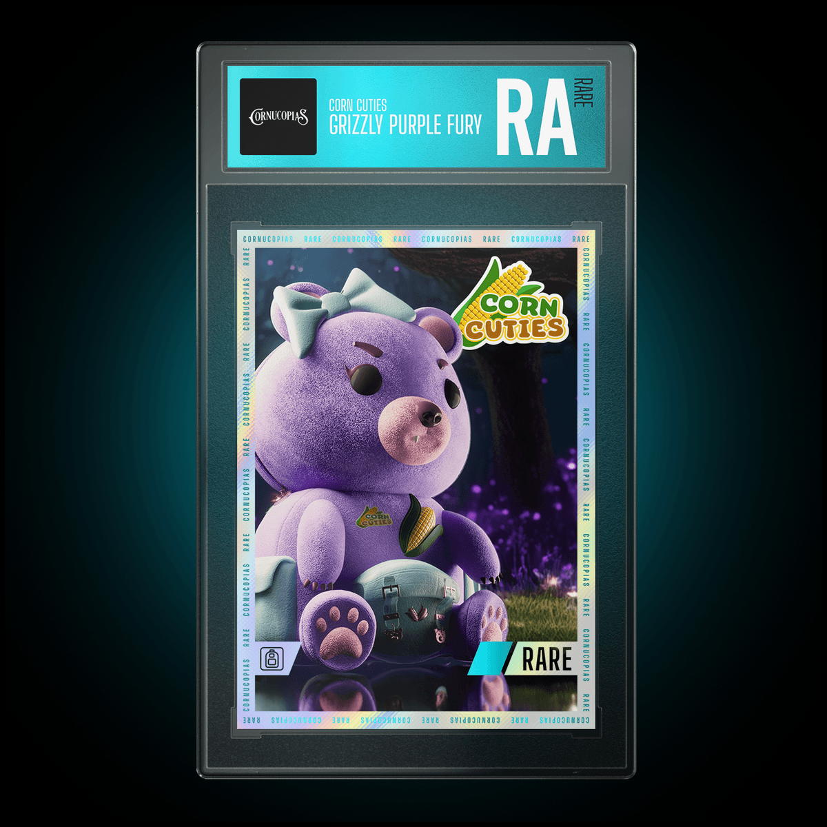 Corn Cuties Grizzly Purple Fury | In-Game Assets | Infinity Rising
