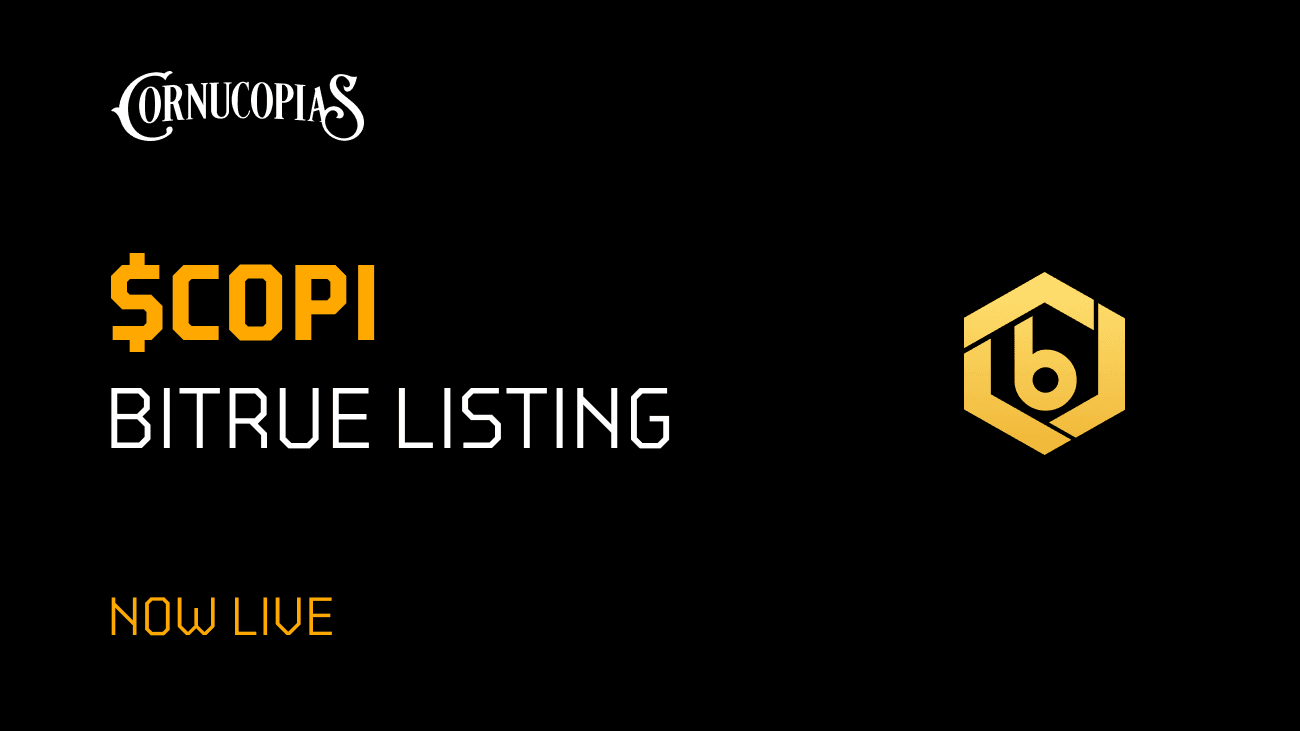 COPI Token Listing on Bitrue Centralized Exchange | Infinity Rising